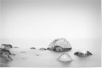 artboxONE Poster 30x20 cm Natur Stille Ostsee hochwertiger Design Kunstdruck - Bild ostsee langzeitbelichtung Meer