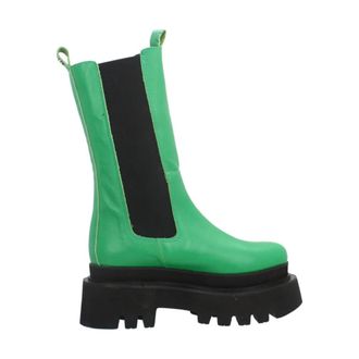 Yellow Bottes Chelsea &eacute;lastiques - Femme - Chaussures - Vert - Taille: 37 EU