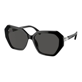 Swarovski Elegante Sonnenbrille Sk6017 - - Accessories - Damen - Schwarzk - 56 MM