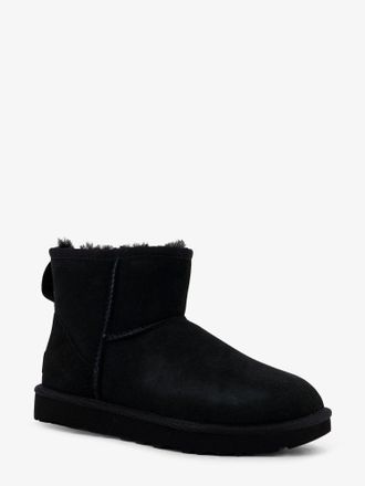 UGG Womens Ankle Boots Classic Mini Ii Suede Black