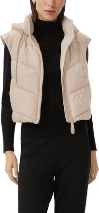 Comma Weste mit abnehmbarer Kapuze