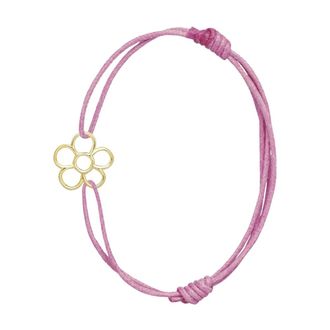 Aliita Florecita Cord Bracelet - - Accessories - Damen - Rosa - ONE SIZE
