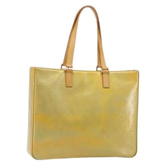 Louis Vuitton Sac cabas vintage en cuir verni Pre-owned - Femme - Pre-owned - Beige - Taille: ONE Size