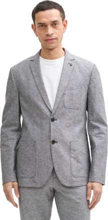 Tom Tailor Herren 1045065 Sakko, 37200-Tarmac Grey Chambray, 52