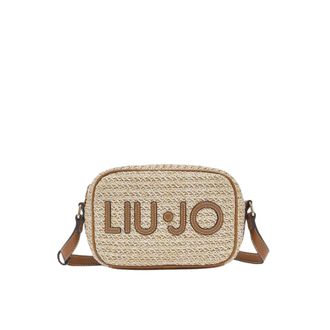 Liu Jo Femme, Sacs, Beige, Taille: ONE Size Sac bandouli&egrave;re effet paille