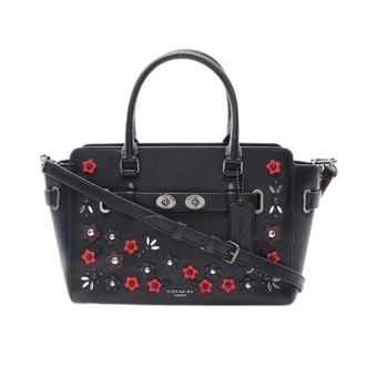 Coach Pre-owned Blake Carryall Flower 2Way Handbag - - Pre-owned - Damen - Schwarzk - ONE SIZE