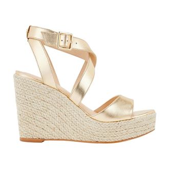 Cosmoparis Femme, Chaussures, Jaune, Taille: 37 EU Orna Wedge Sandal