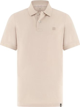 Boggi Milano Homme, Tops, Beige, Taille: XL Polo en Piqu&eacute; de Coton Coupe Classique