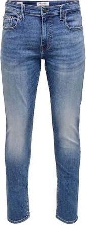 Only & Sons Jean Slim ONSLOOM Taille Basse Slim Fit Jeans Medium Blue Denim 32 30 Medium Blue Denim (US) 32 / L30