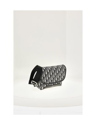 Dior Dior Monogram Jacquard Shoulder Bag - Blue