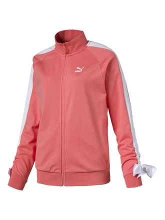 Puma sweat &agrave; d&eacute;tail de noeud - Rose