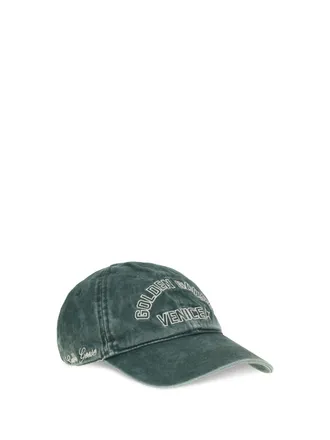 Golden Goose Womens Journey Baseball Cap Pineneedle Cotton Hats E Hairbands