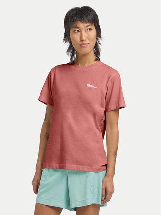 Jack Wolfskin T-Shirt Essential 1808352 Rosa Regular Fit