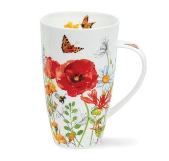 Dunoon Henley Mug en porcelaine anglaise Rouge 0,6 l