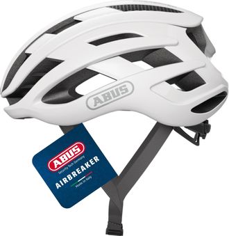 ABUS Rennradhelm AirBreaker - High-End Fahrradhelm f&uuml;r den professionellen Radsport - f&uuml;r Jugendliche und Erwachsene - Helm f&uuml;r Damen und Herren - Wei&szlig;, Gr