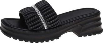 Generic Cocila Sandale Femmes De Plage &agrave; Semelle &eacute;Paisse Pour Femmes, Pantoufles D&eacute;Contract&eacute;Es Creuses, Chaussures &eacute;Paisse, Sandales Sandales Femmes Confort C