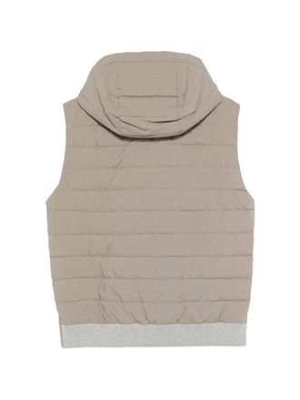 PESERICO Womens Hooded Zip Gilet Ss26 W