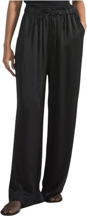 Deha Deha, Femme, Pantalons, Noir, Taille: 40 FR Palazzo Pantalons