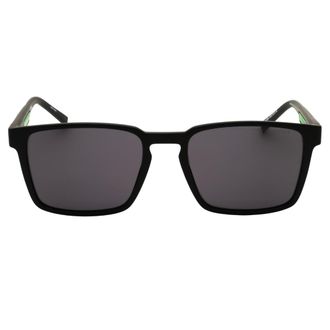 Tommy Hilfiger Matte Black Rectangular Sonnenbrille