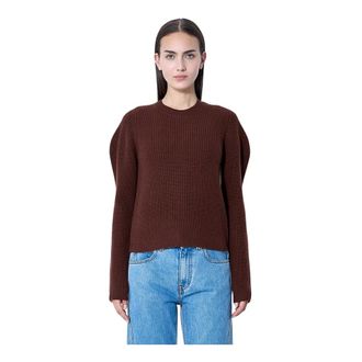 J.W.Anderson Damen, Strickwaren, Braun, MGröße