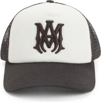 Amiri Caps & M&uuml;tzen - Structured Cotton Hat With Mesh Back Panels And Em - Gr. ONE SIZE - in Wei&szlig; - f&uuml;r Damen