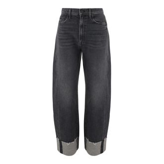 Mother Stretch Cotton Denim Jeans - - Jeans - Damen - Schwarzk - W26