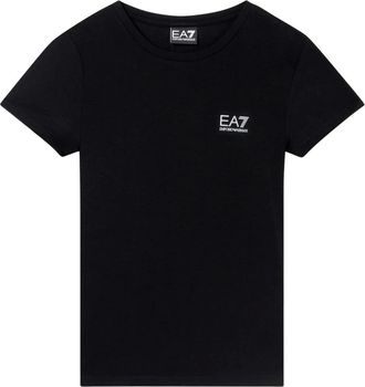 Emporio Armani Emporio Armani Ea7, Femme, Tops, Noir, Taille: 40 FR T-shirt &agrave; Manches Courtes