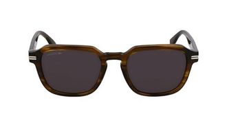 Lacoste Lunettes de Soleil L6046S 275 STRIPED KHAKI 52/20/145 Homme