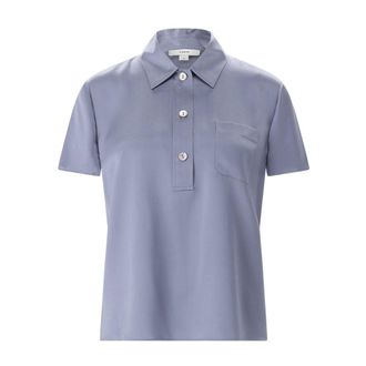 Vince Femme, Tops, Bleu, Taille: 40 FR Polo