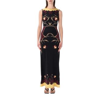 Marine Serre Maxi-Kleider - - Dresses - Damen - Schwarzk - S