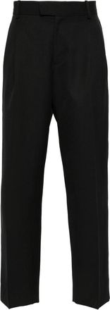 Dr&ocirc;le de Monsieur Logo-embroidered Trousers