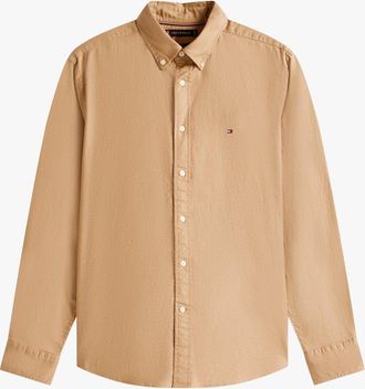 Tommy Hilfiger Chemise col am&eacute;ricain en coton m&eacute;lang&eacute;