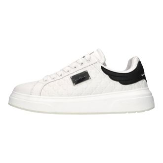John Richmond Homme, Chaussures, Blanc, Taille: 44 EU 29105/Cp-A Baskets en Cuir