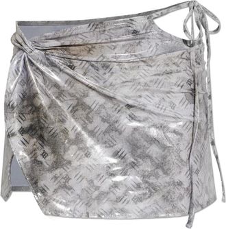 Misbhv Misbhv, Femme, Maillots de bain, Gris, Taille: 38 FR Par&eacute;o &agrave; et Liens &agrave; Nouer