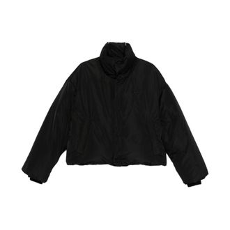 Ami High Neck Puffer Jacket - - Jackets - Damen - Schwarzk - L