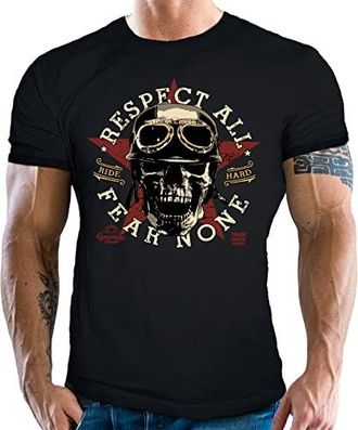 Gasoline Bandit T-Shirt Moto Biker Homme - Rockabilly Vintage Motard - T-Shirt Original Streetwear Casual Respect Tous, XXXXL