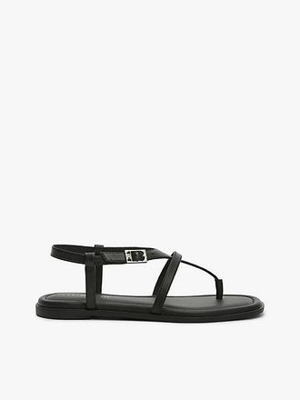 Tommy Hilfiger Sandales &agrave; entredoigt et bride en cuir