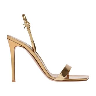 Gianvito Rossi Ribbon Stiletto - Femme - Chaussures - Jaune - Taille: 40 1/2 EU