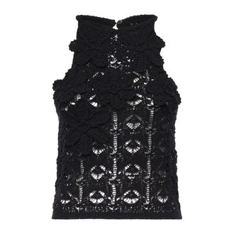 Pinko Pinko, Femme, Tops, Noir, Taille: 36 FR Nymphaea Top