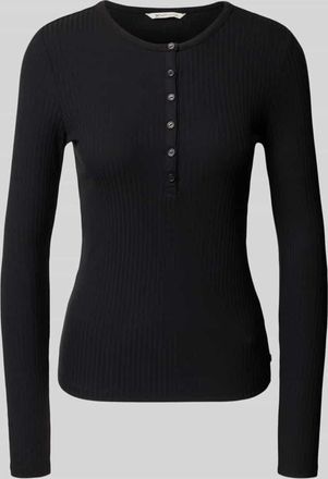 Tom Tailor Denim Slim Fit Langarmshirt aus Viskose-Mix