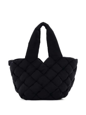 Bottega Veneta Cassette Paper Intrecciato Nylon tote bag - Schwarz