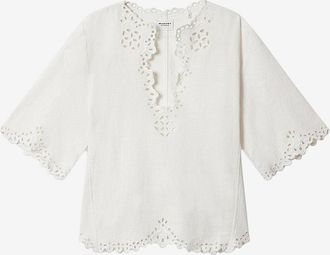 Isabel Marant Top Shana - Femme - Blanc - Taille 34 - Marant &Eacute;toile