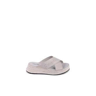 Calvin Klein Beige Polyester Keilabsatzschuhe - - Shoes - Damen - Beige - 39 EU