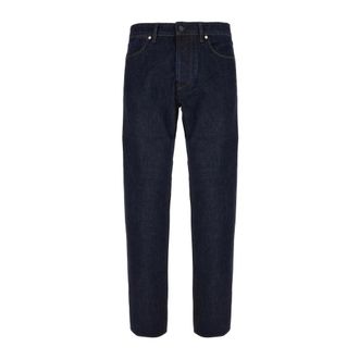 Stone Island Homme, Jeans, Bleu, Taille: W34 Jeans en denim de coton
