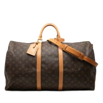 Louis Vuitton Pre-owned Keepall Bandouliere 55 - - Pre-owned - Damen - Braun - ONE SIZE