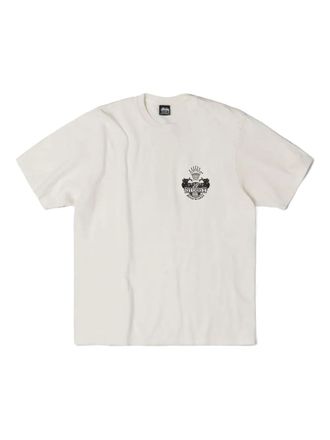 St&uuml;ssy t-shirt Built To Last - Tons neutres