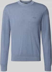 Boss Orange by Hugo Boss Regular Fit Pullover aus reiner Schurwolle Modell Kestefo
