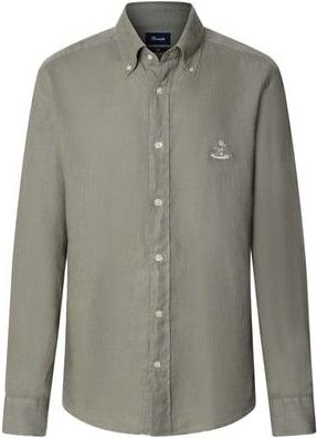 Fa&ccedil;onnable Chemise col am&eacute;ricain en lin