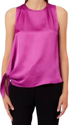Liu Jo Femme, Tops, Rose, Taille: 46 FR Ca6253T2571.P9632 Top en Satin