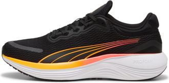 Puma Unisex Scend Pro Road Running Shoe, Black-Sun Stream, 40.5 EU